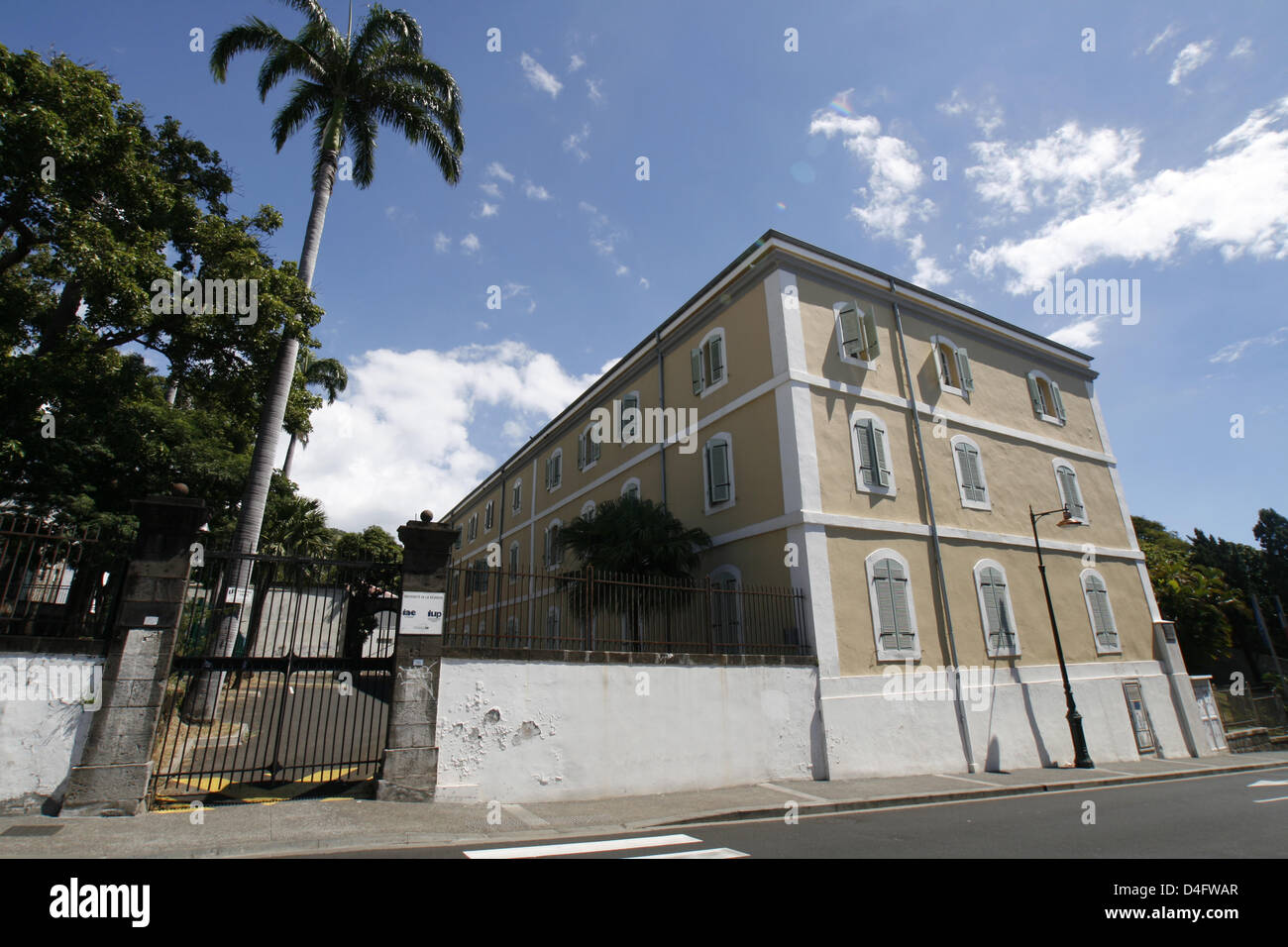 The University de la Reunion is pictured in French St. Denis, Reunion ...