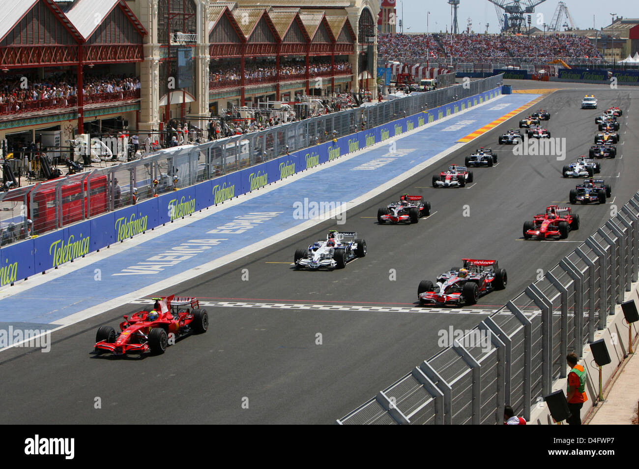 Formula 1 start driver view hi-res stock photography and images - Alamy