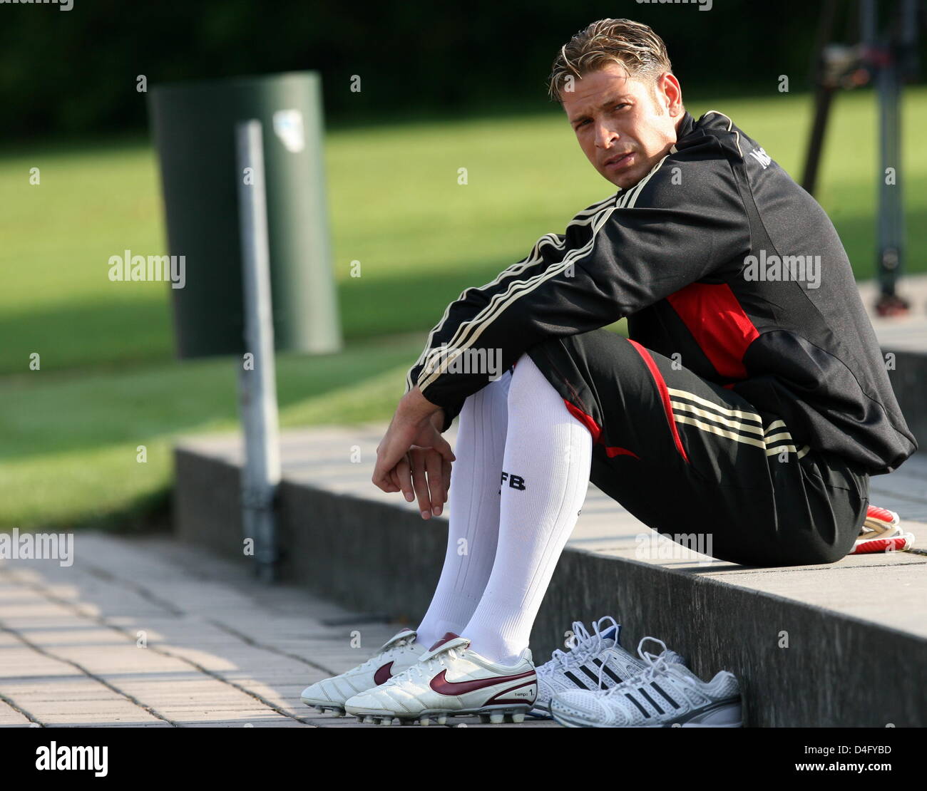 German national goalkeeper Tim Wiese waits for the national team's ...
