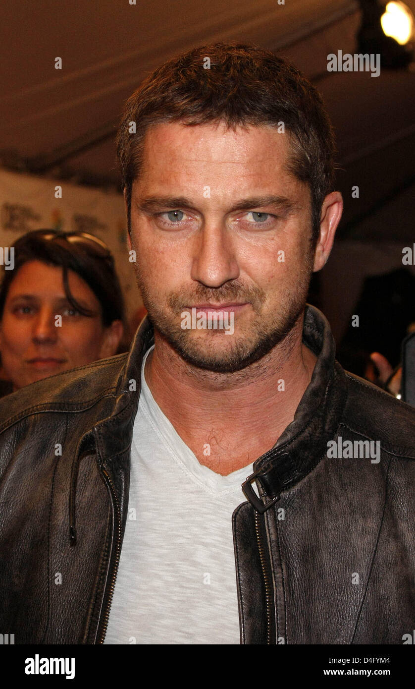 Scottish actor Gerard Butler arrives at the premiere of the film 'Burn ...