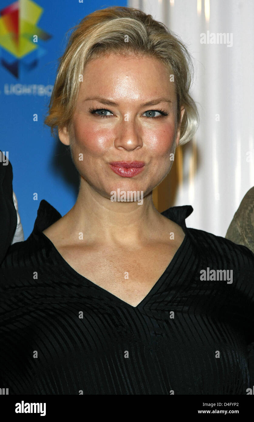 US actress Renée Zellweger is pictured at the press conference of her ...