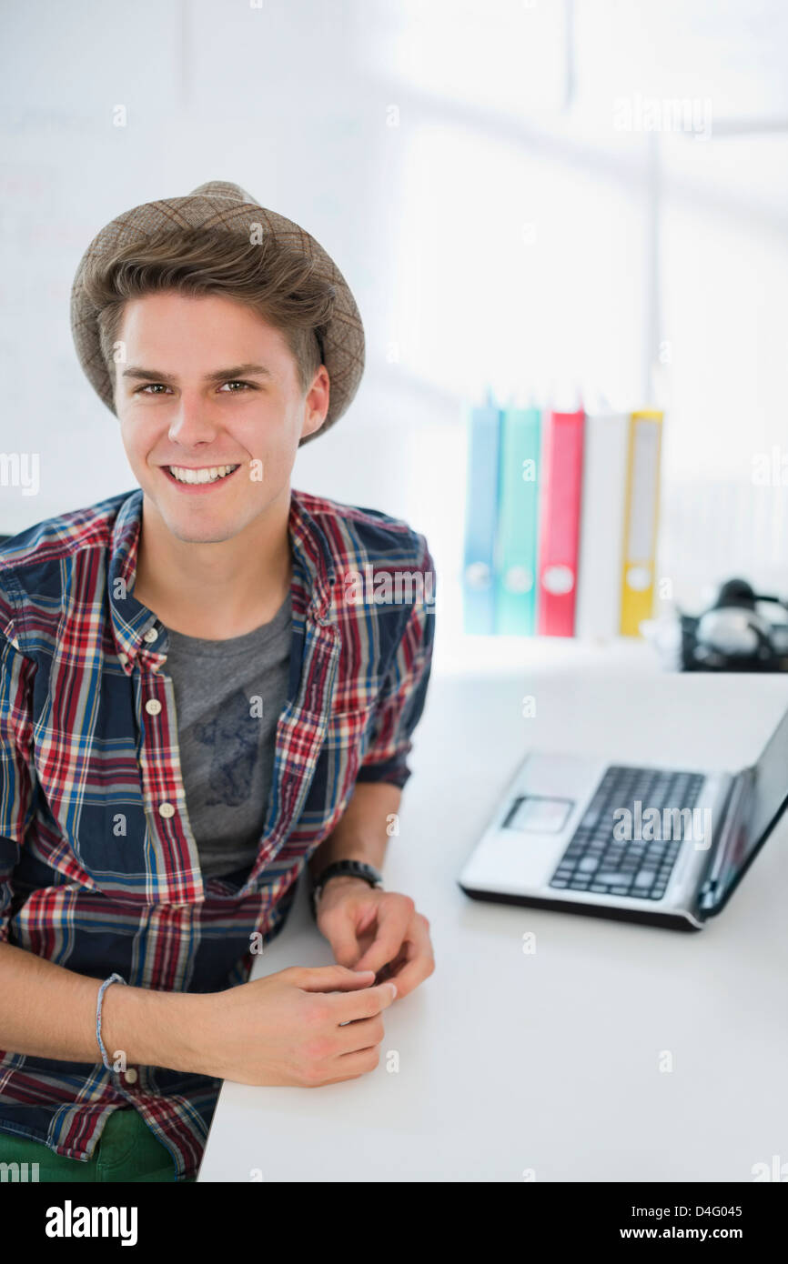 Business person smiling hi-res stock photography and images - Alamy