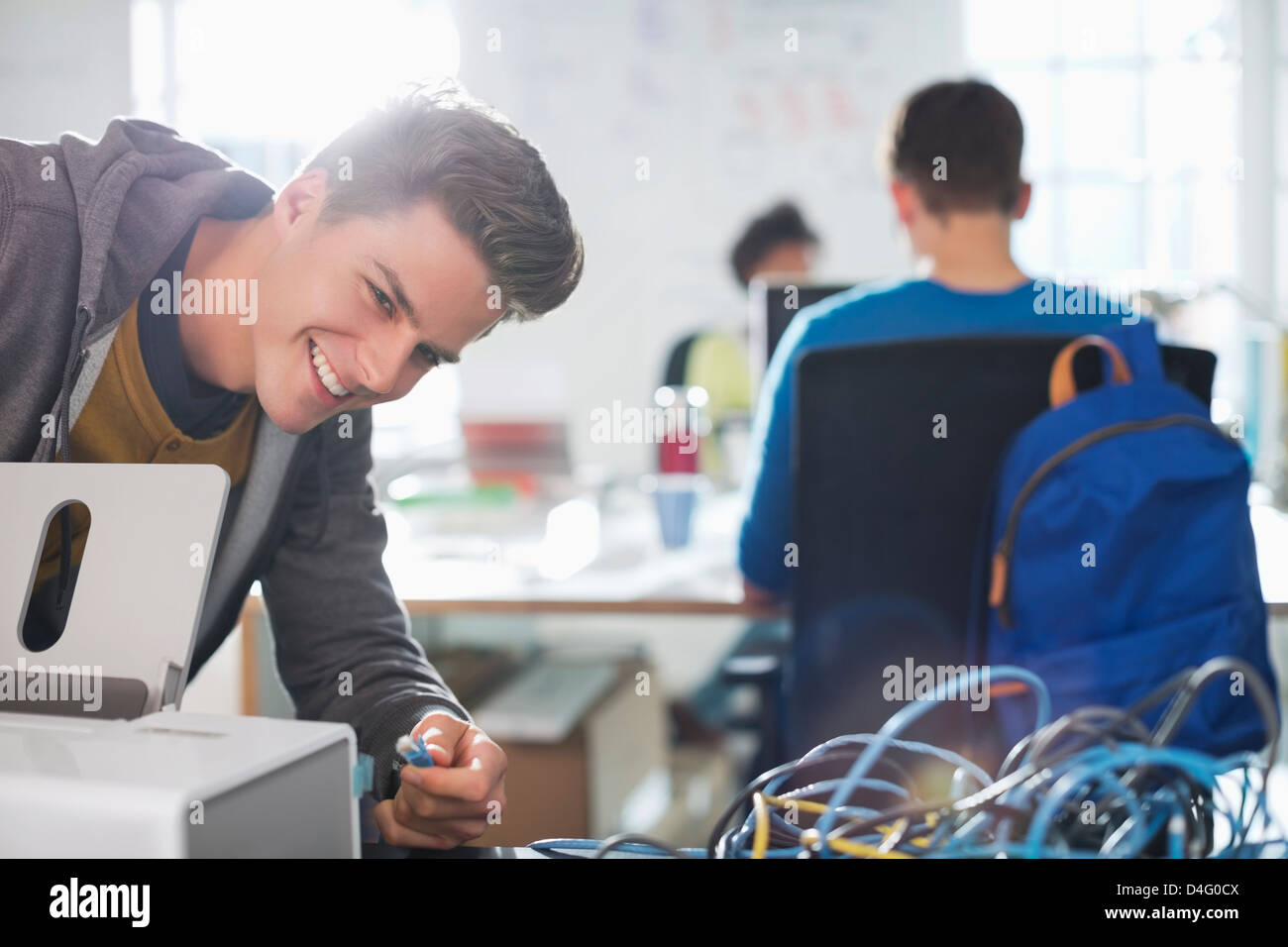 Setting up office printer hi-res stock photography and images - Alamy