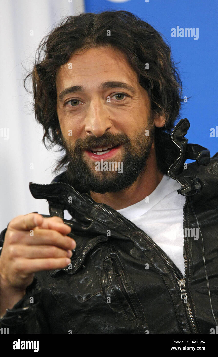 Actor Adrien Brody is pictured at the press conference of the film 'The ...