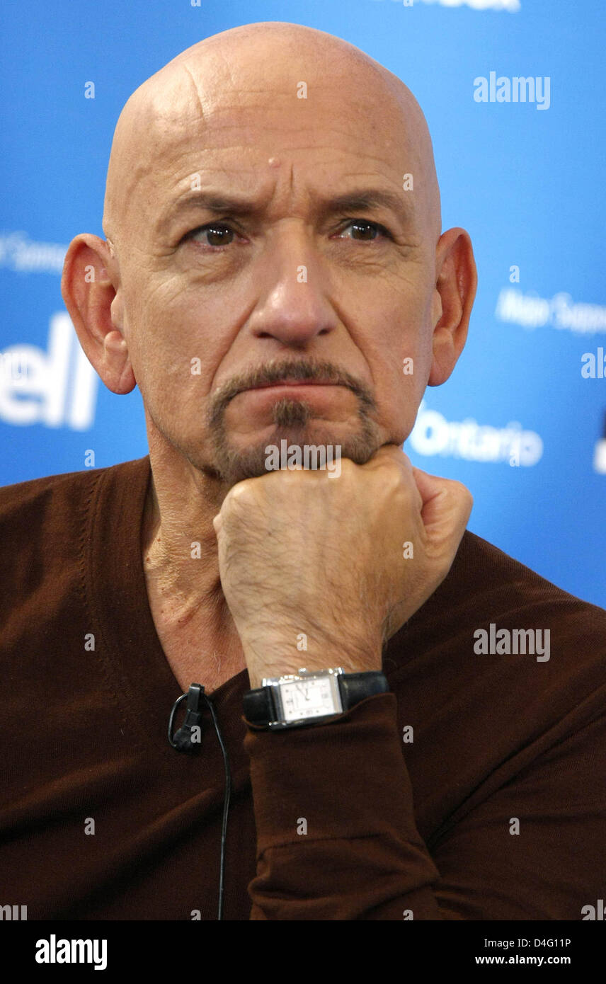 British actor Ben Kingsley is pictured at a press conference of the ...