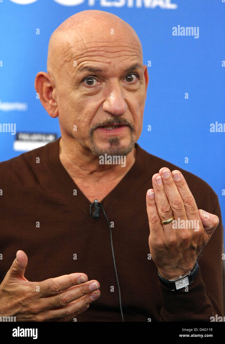 British actor ben kingsley pictured hi-res stock photography and images ...