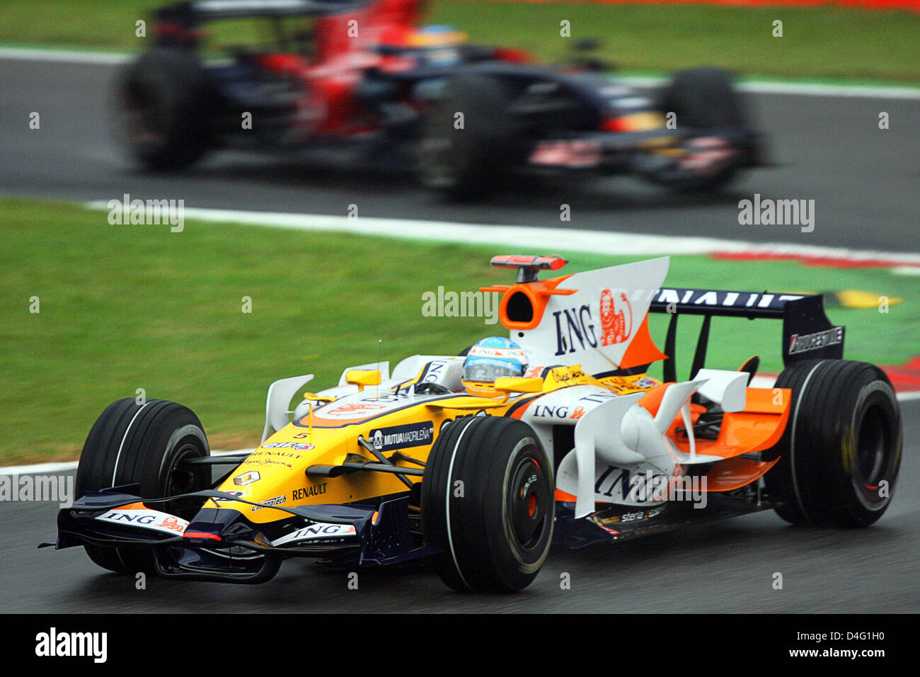 Spanish Formula One driver Fernando Alonso of Renault F1 pictured ...