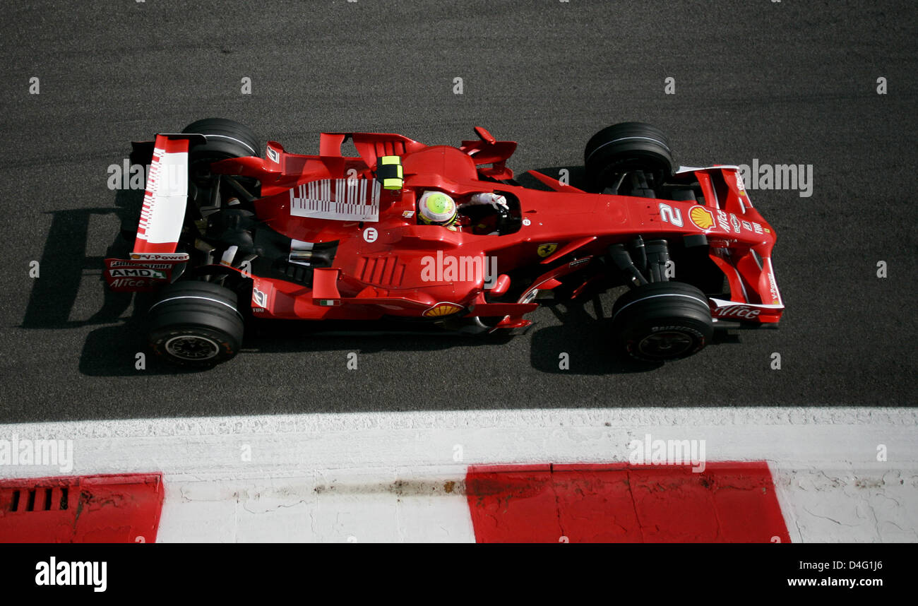 Brazilian Formula One driver Felipe Massa of Scuderia Ferrari pictured ...