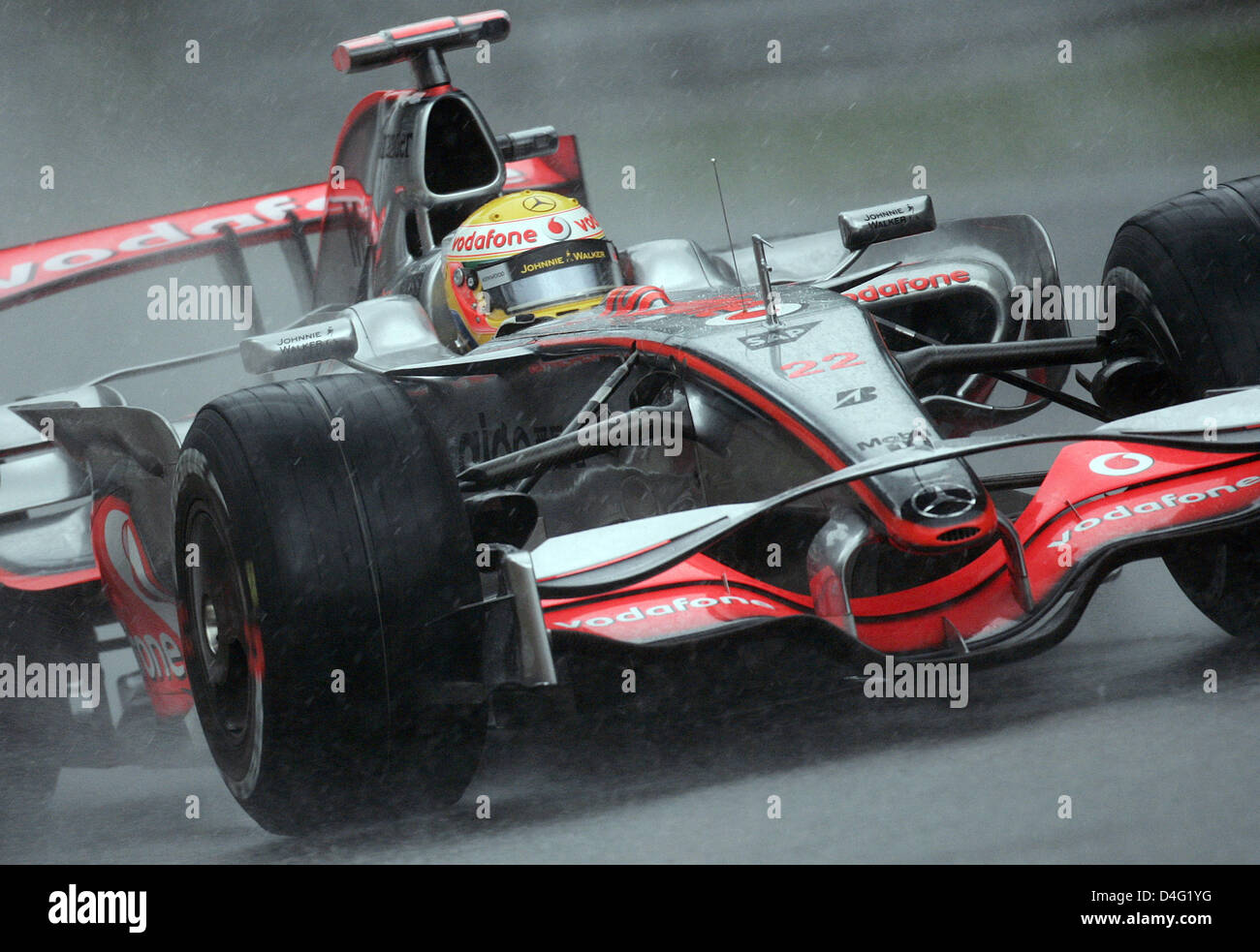 British Formula One driver Lewis Hamilton of McLaren Mercedes pictured ...