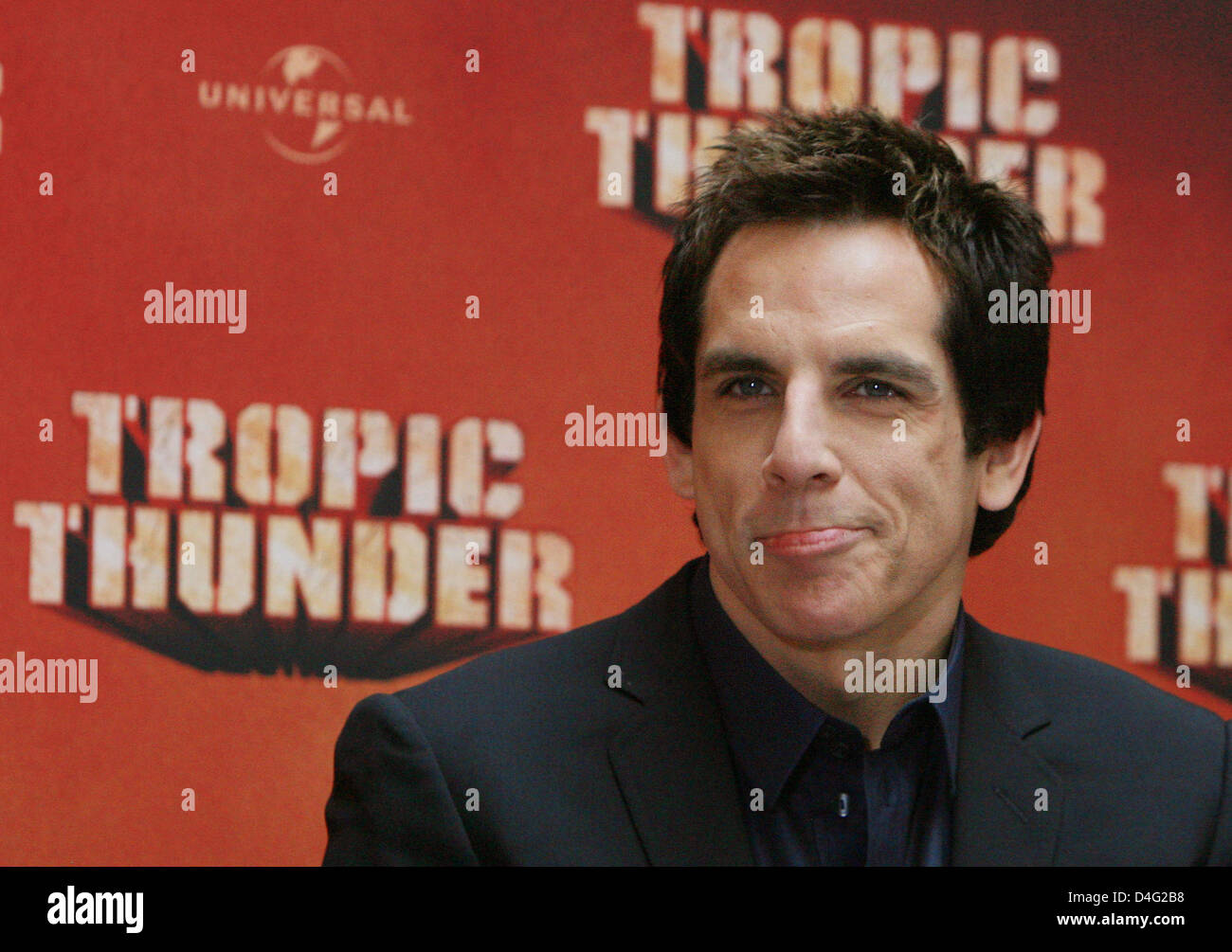 US actor Ben Stiller poses during a photo call of his new film 'Tropic ...