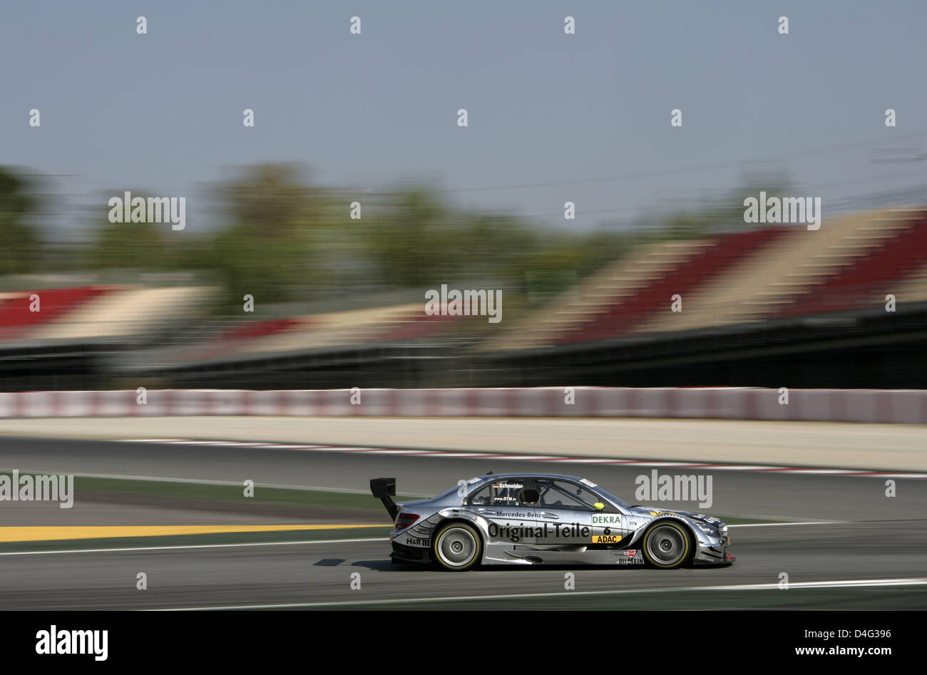 German race driver Bernd Schneider steers his car during the qualifying ...