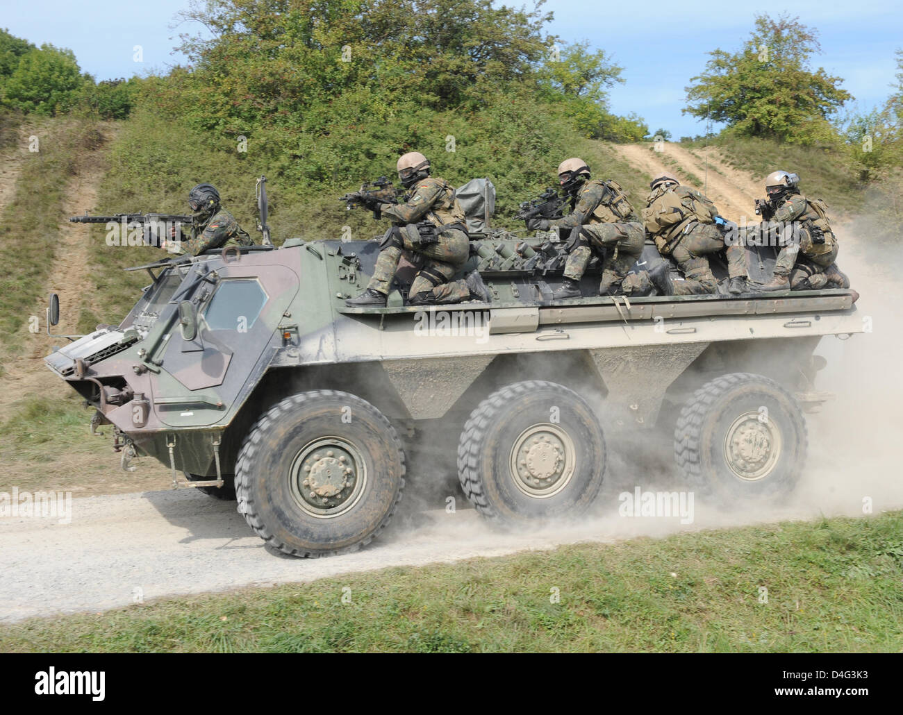 German Bundeswehr soldiers of the Special Forces Commando (KSK ...