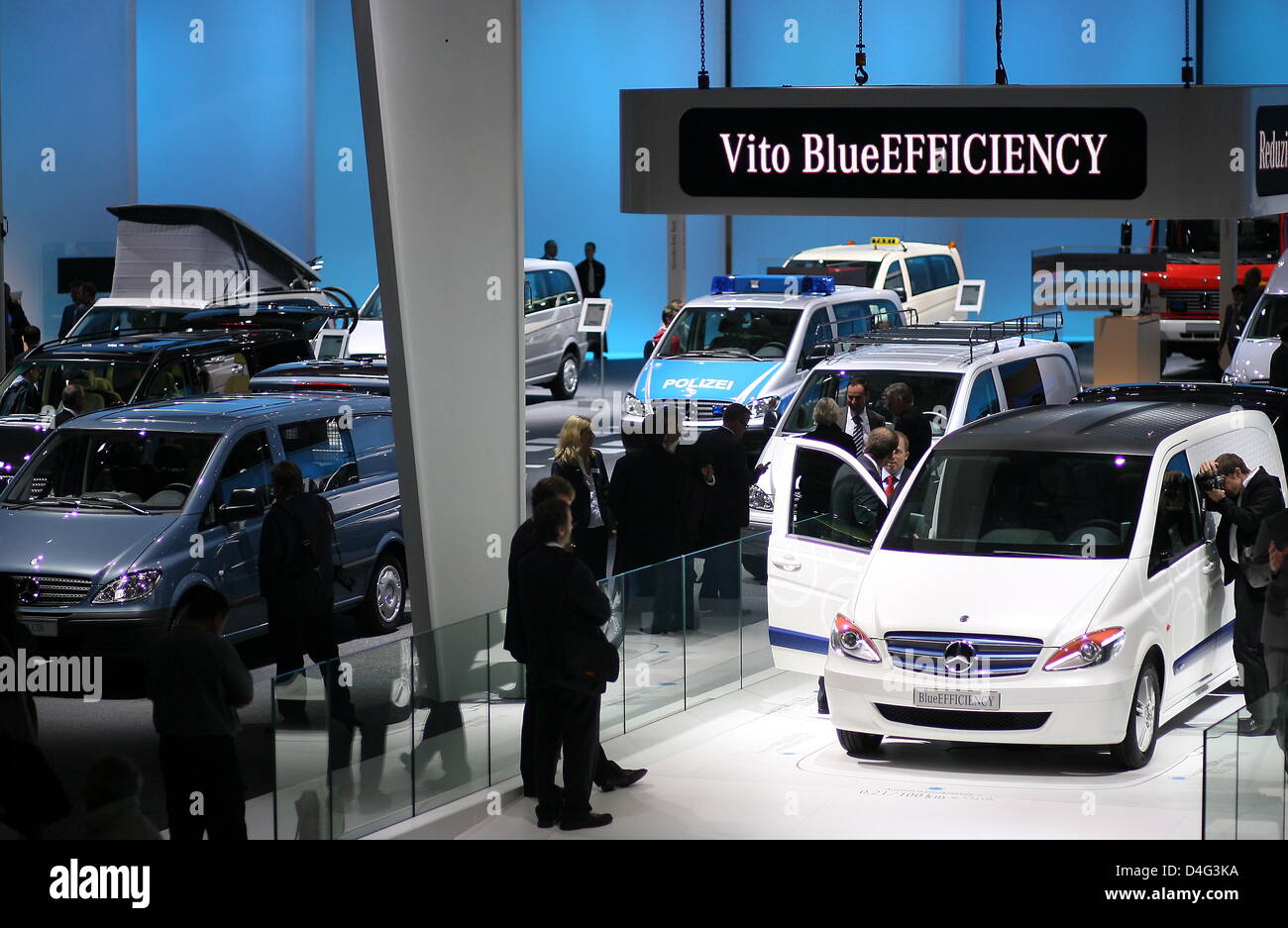 Visitors to the 2008 IAA Commercial Vehicles trade fair eye vehicles of ...