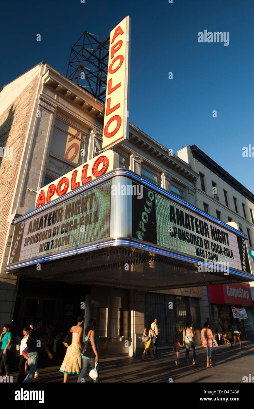 APOLLO THEATER ONE HUNDRED AND TWENTY FIFTH STREET HARLEM MANHATTAN NEW ...