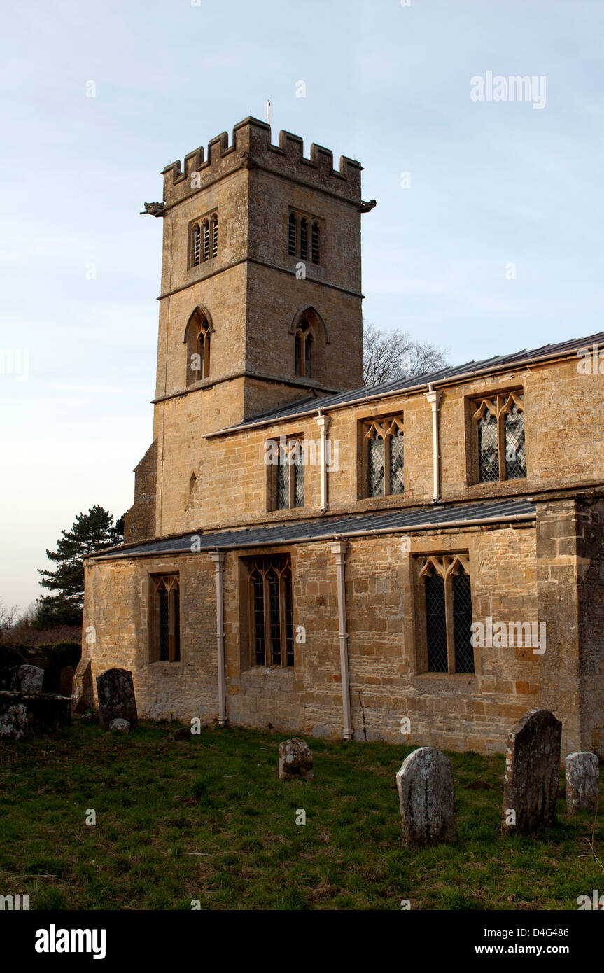 St. Michael`s Church, Buckland, Gloucestershire, England, UK Stock ...