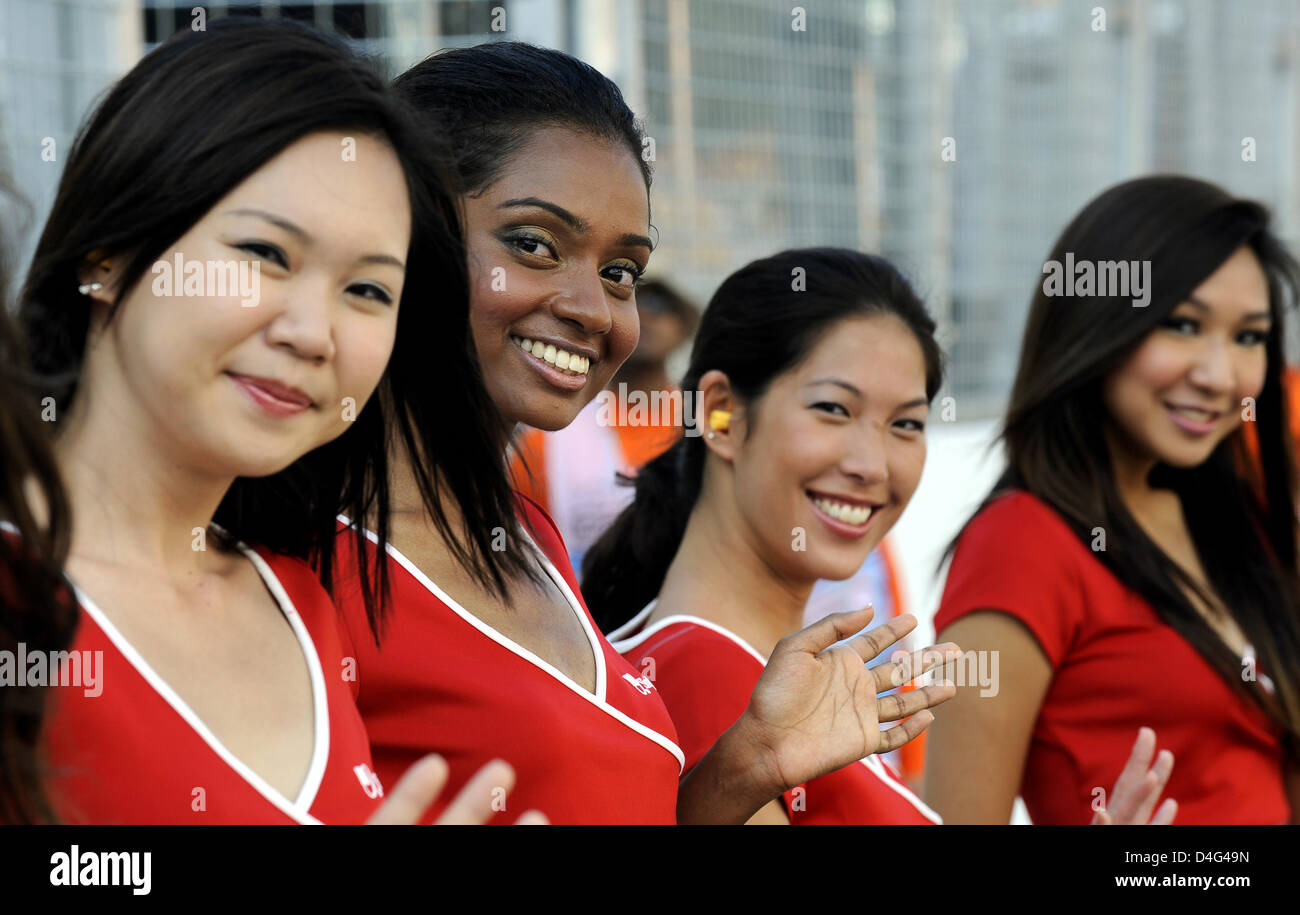 Paddock girls f1 hi-res stock photography and images - Alamy