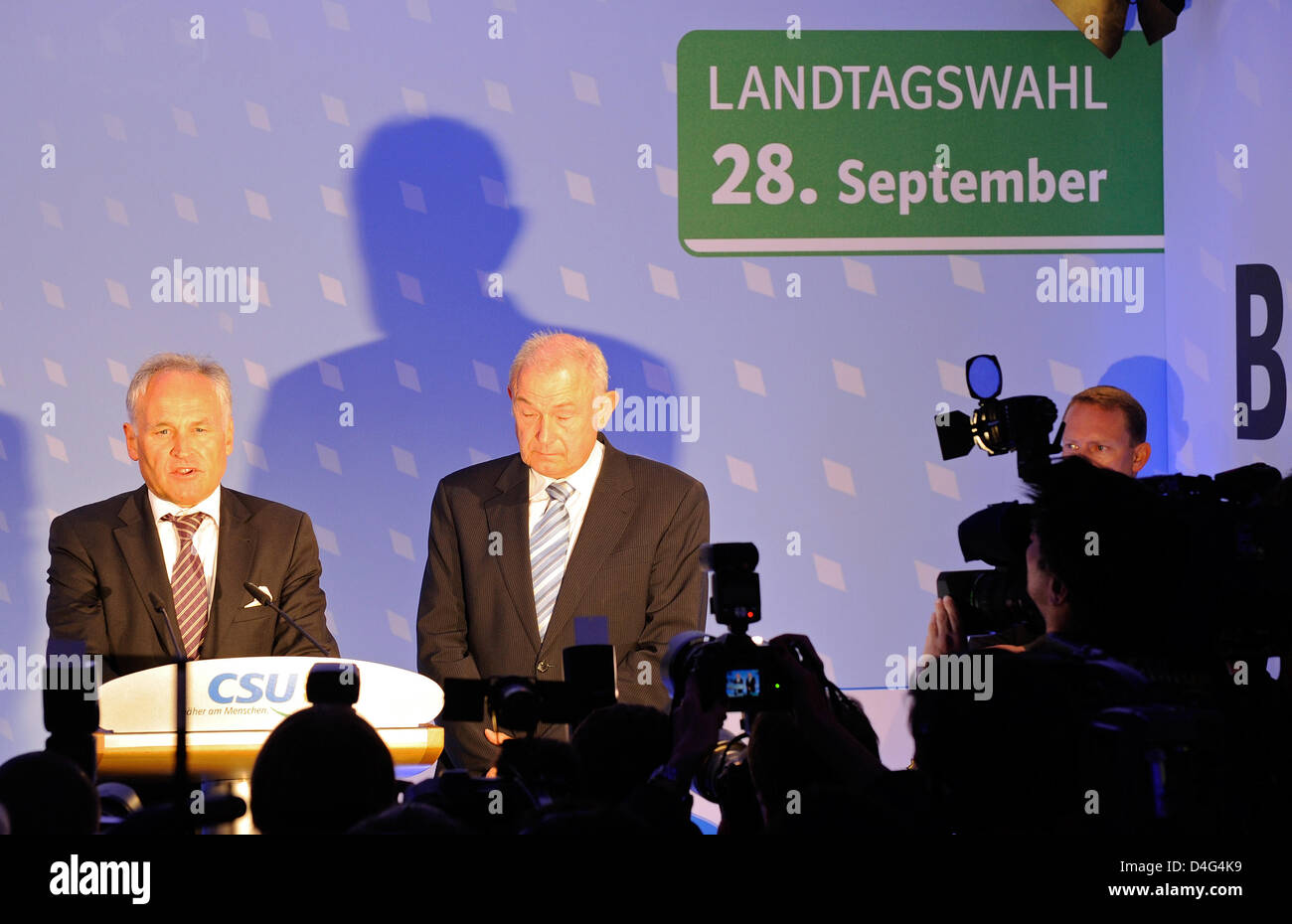 Csu chairman erwin huber bavarian hi-res stock photography and images ...
