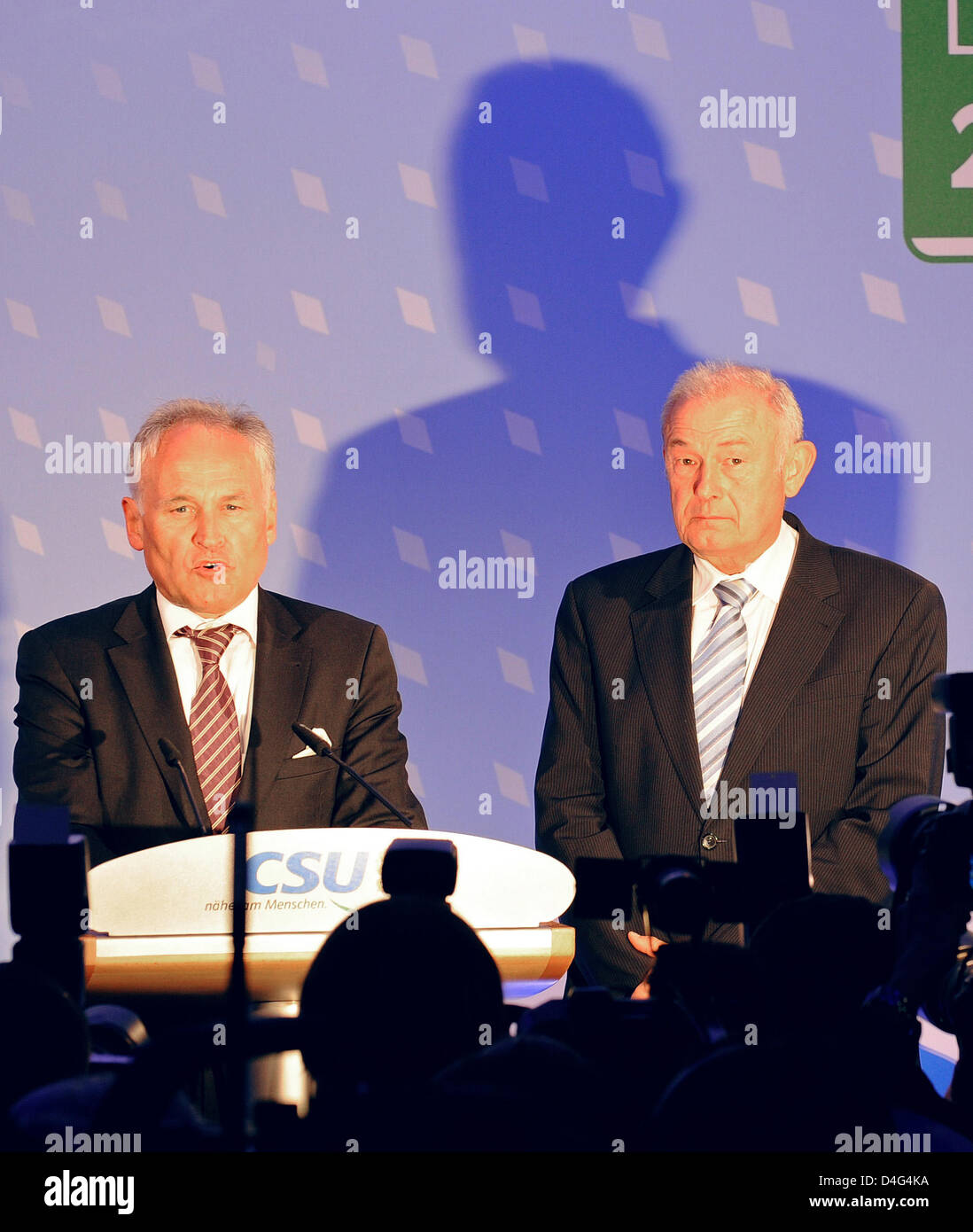 Csu chairman erwin huber bavarian hi-res stock photography and images ...