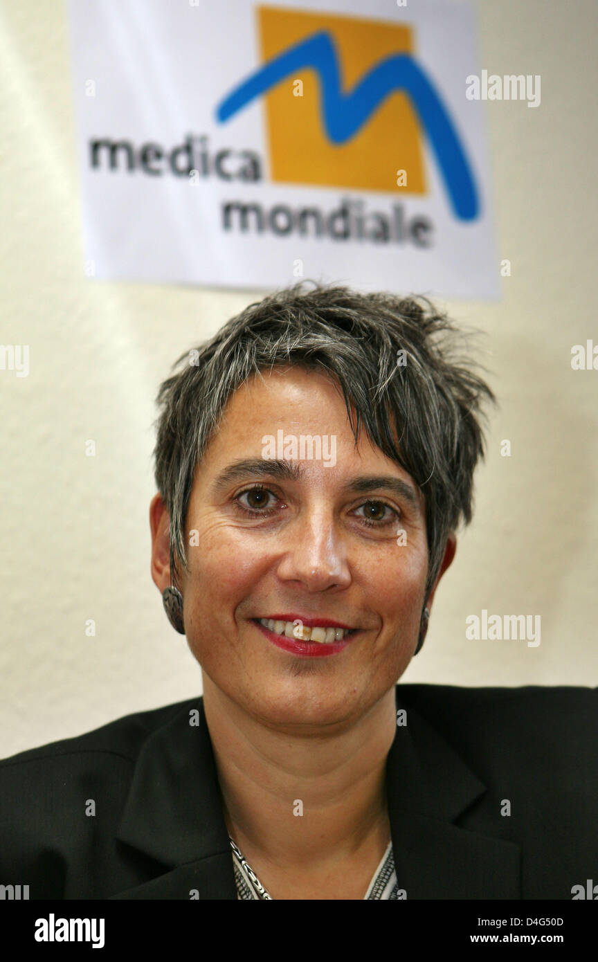 Doctor Monika Hauser poses in Cologne, Germany, 01 October 2008. Hauser ...