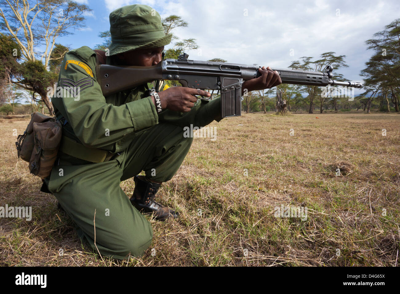 Anti-poaching patrol, Lewa Wildlife Conservancy, Laikipia, Kenya ...
