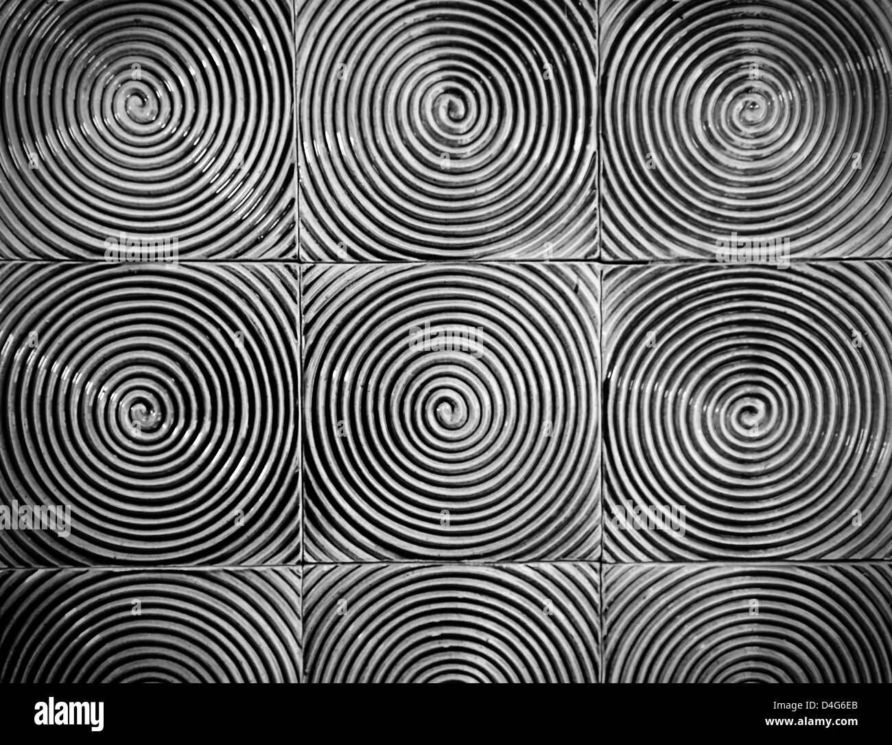 Hypnotizing pattern Black and White Stock Photos & Images - Alamy