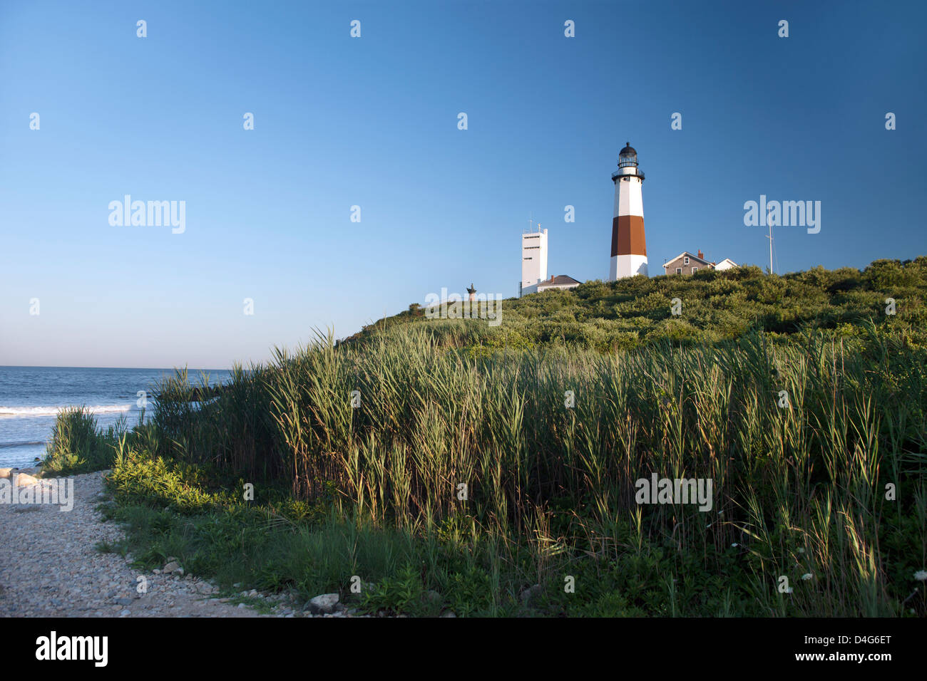 MONTAUK POINT LIGHTHOUSE EAST HAMPTON SUFFOLK COUNTY LONG ISLAND NEW ...