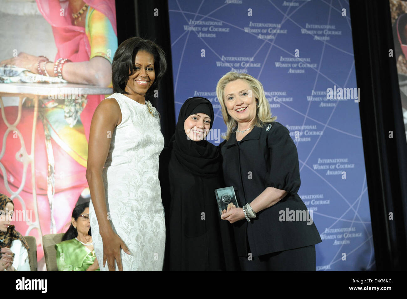 Secretary Clinton and First Lady Obama With 2012 IWOC Award Winner ...