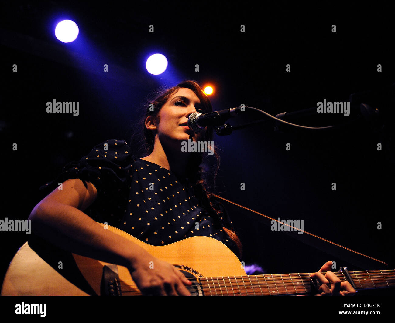 BARCELONA, SPAIN - FEB 19: Anni B. Sweet performs at Discotheque Apolo ...