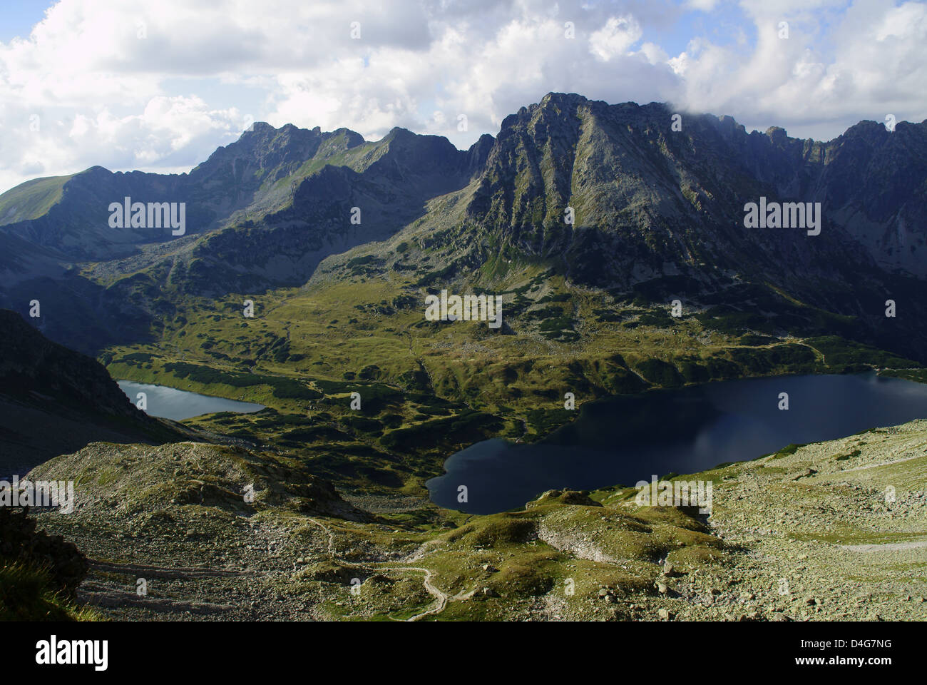 mountains lakes in the High Tatras, Poland Stock Photo - Alamy
