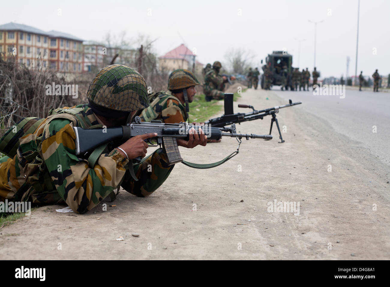 India army barracks hi-res stock photography and images - Alamy
