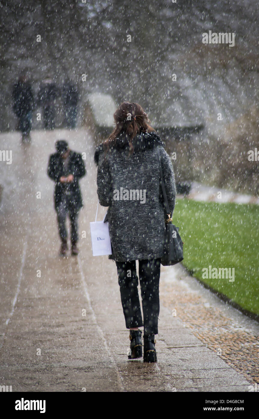 Kings college cambridge snow hi-res stock photography and images - Alamy