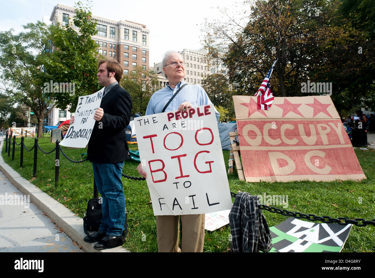 Washington dc usa occupy washington hi-res stock photography and images ...
