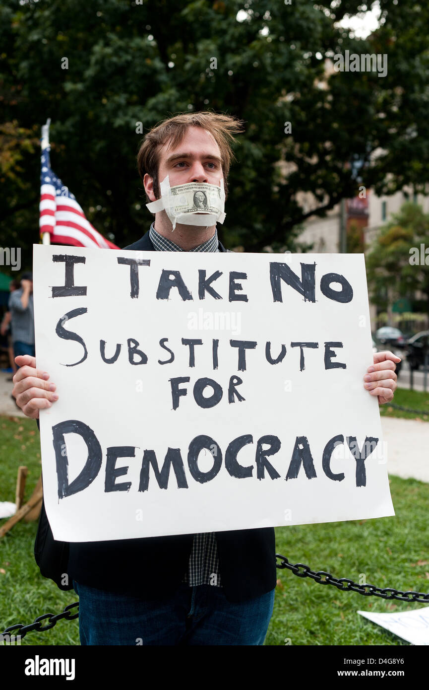 Washington dc usa occupy washington hi-res stock photography and images ...