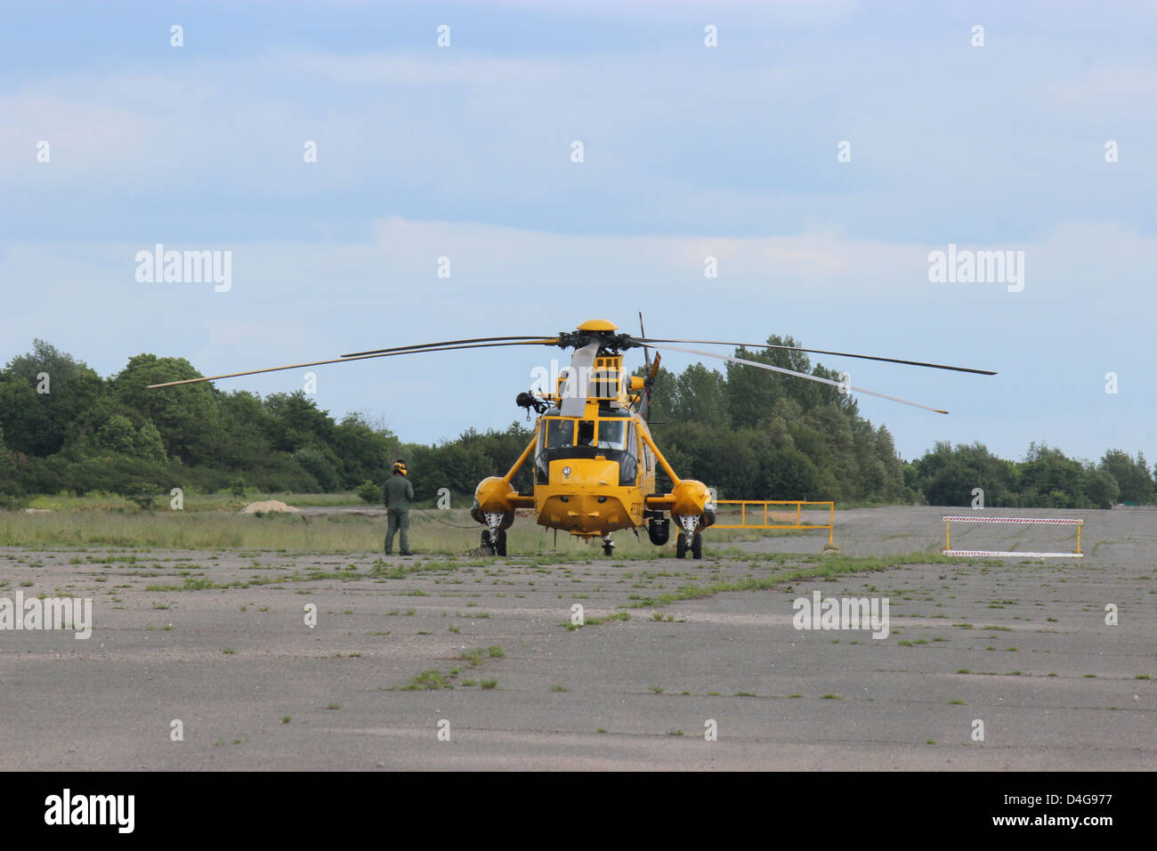 Wasteland Sea King SAR ready for take off Stock Photo - Alamy
