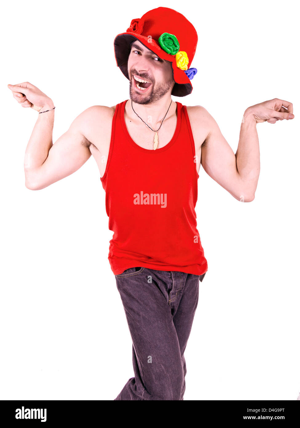 Muscles pose funny hi-res stock photography and images - Alamy