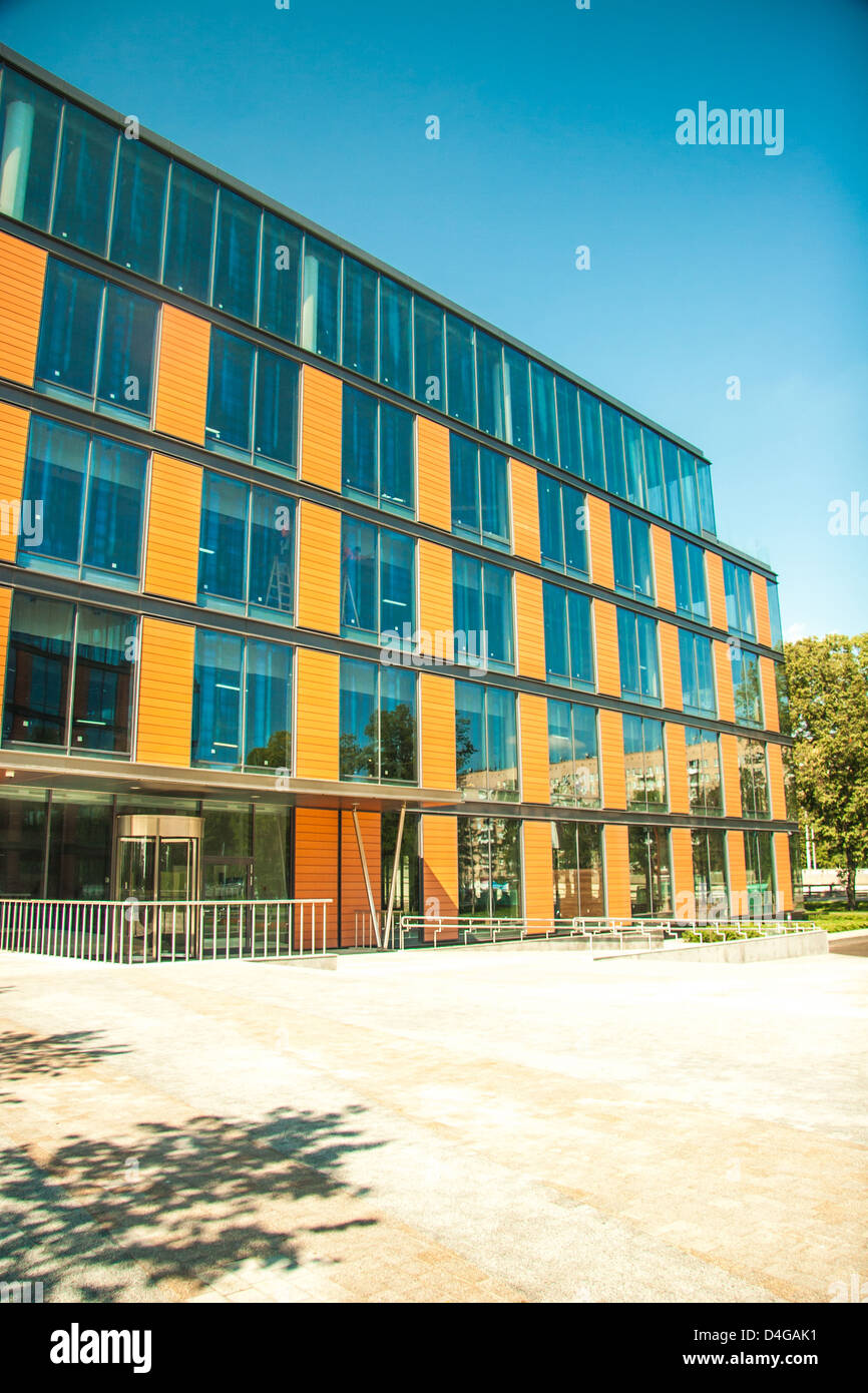 Cityscape office buildings Stock Photo - Alamy