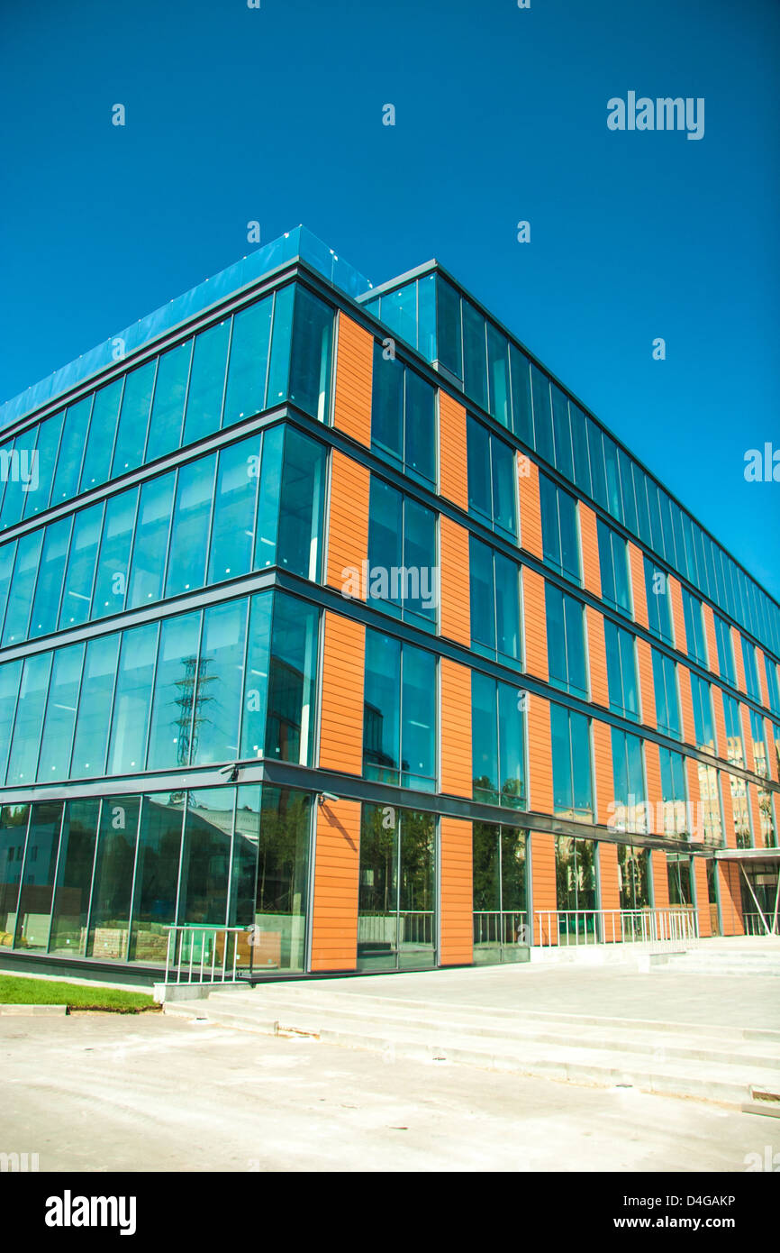 Cityscape office buildings Stock Photo - Alamy