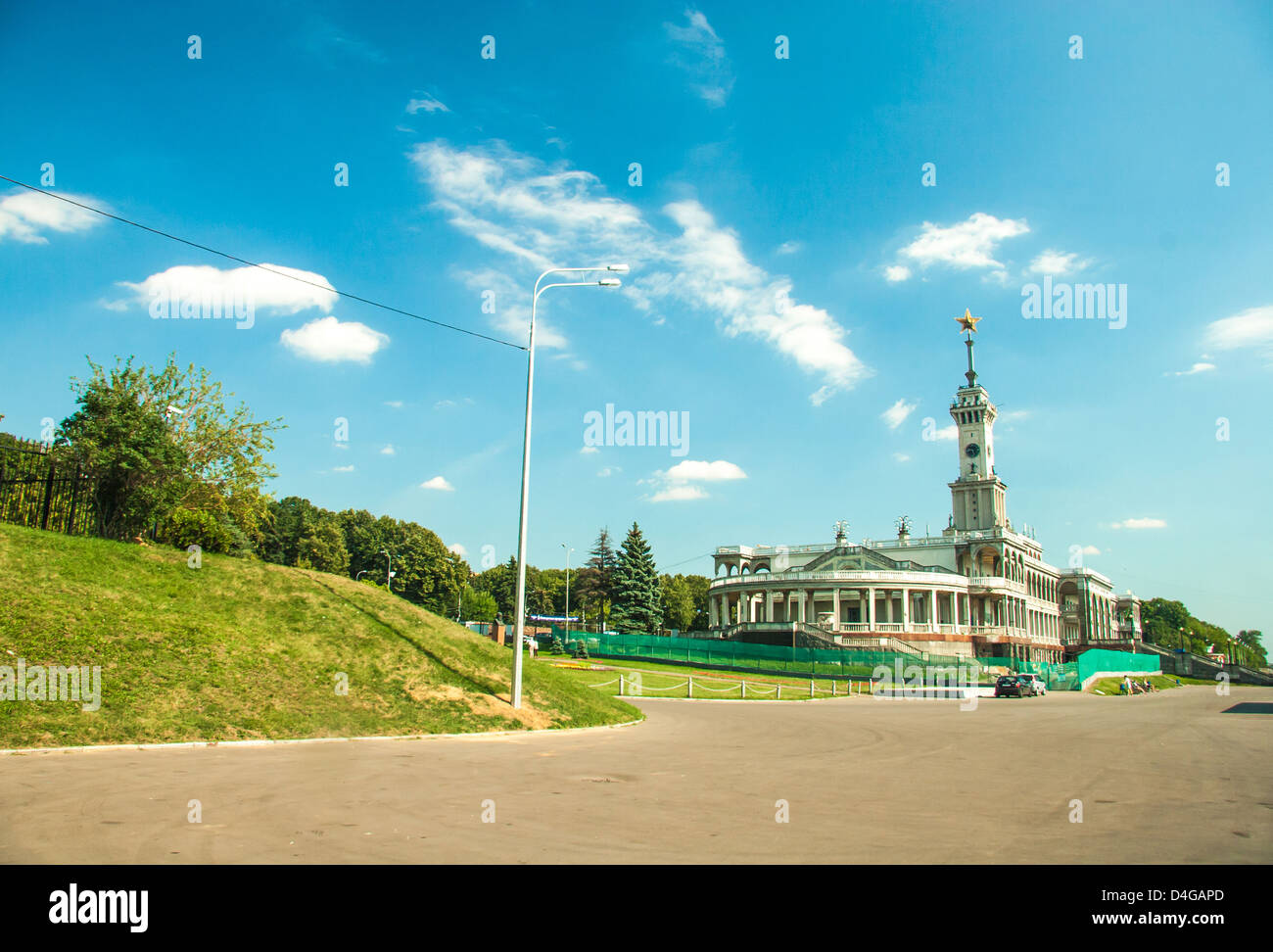 North river terminal in Moscow Stock Photo - Alamy