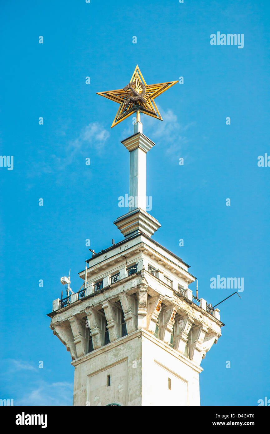 North river terminal in Moscow Stock Photo - Alamy