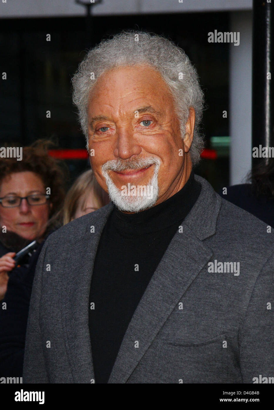 Sir Tom Jones seen at BBC radio two studios in London Stock Photo - Alamy