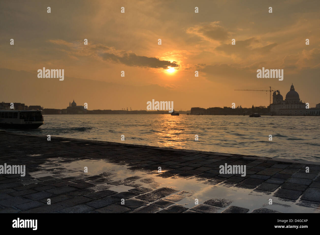 Sunset over Venice Stock Photo - Alamy