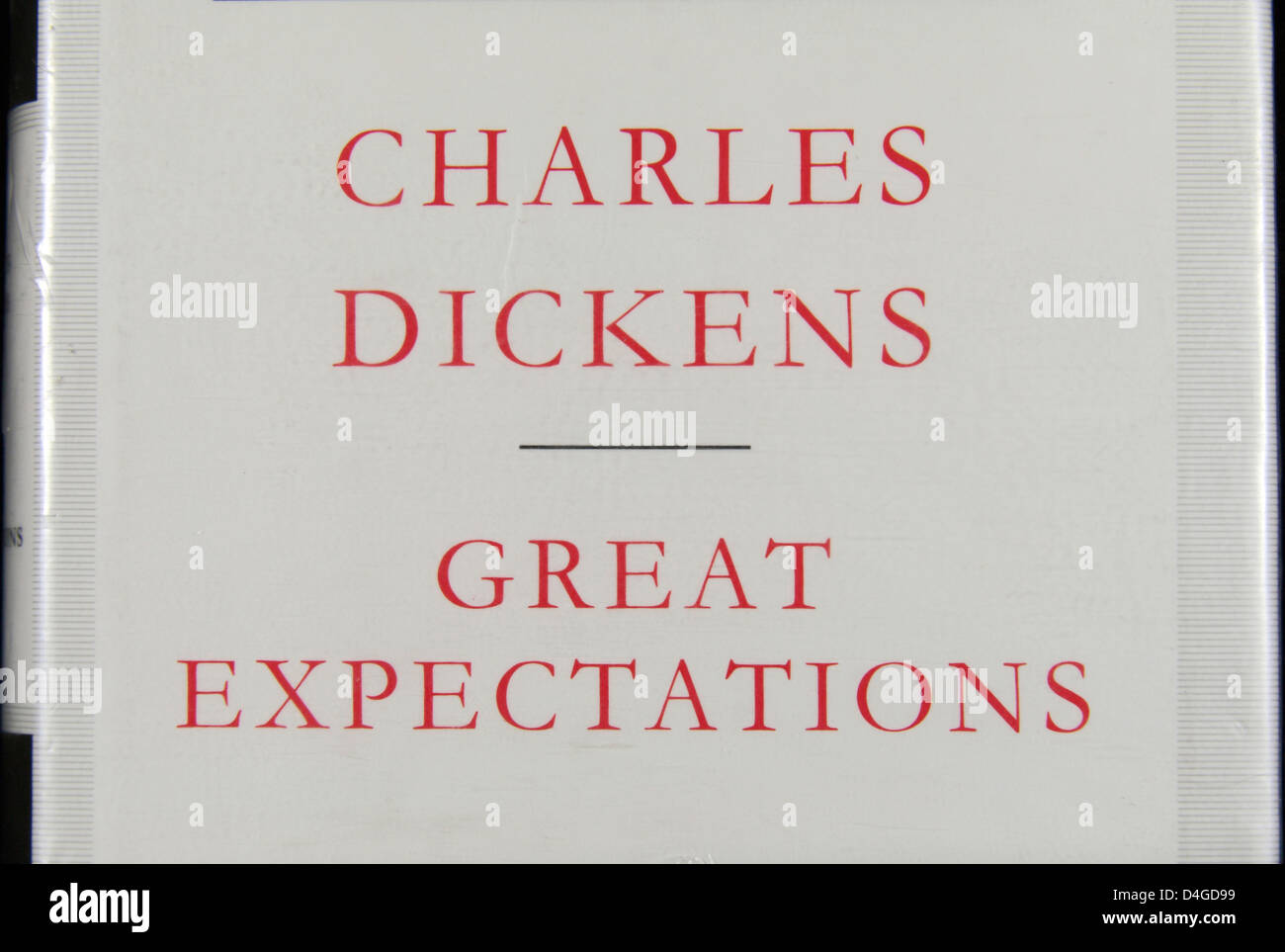 Close up of a book cover of "Great Expectations" by Charles Dickens ...