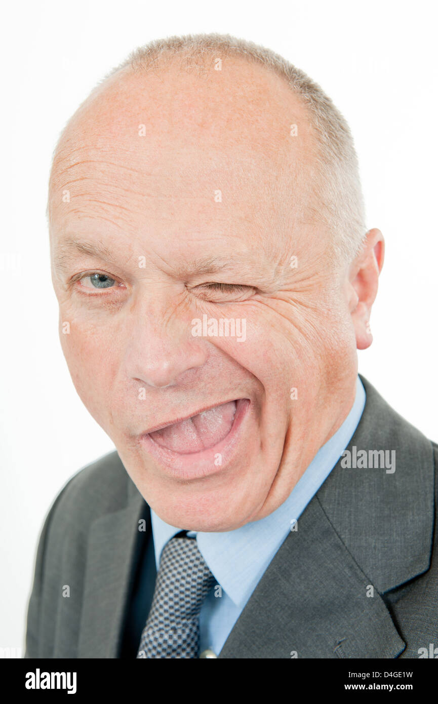 Winking Old Man Old Man Winking — Stock Photo © Photography33