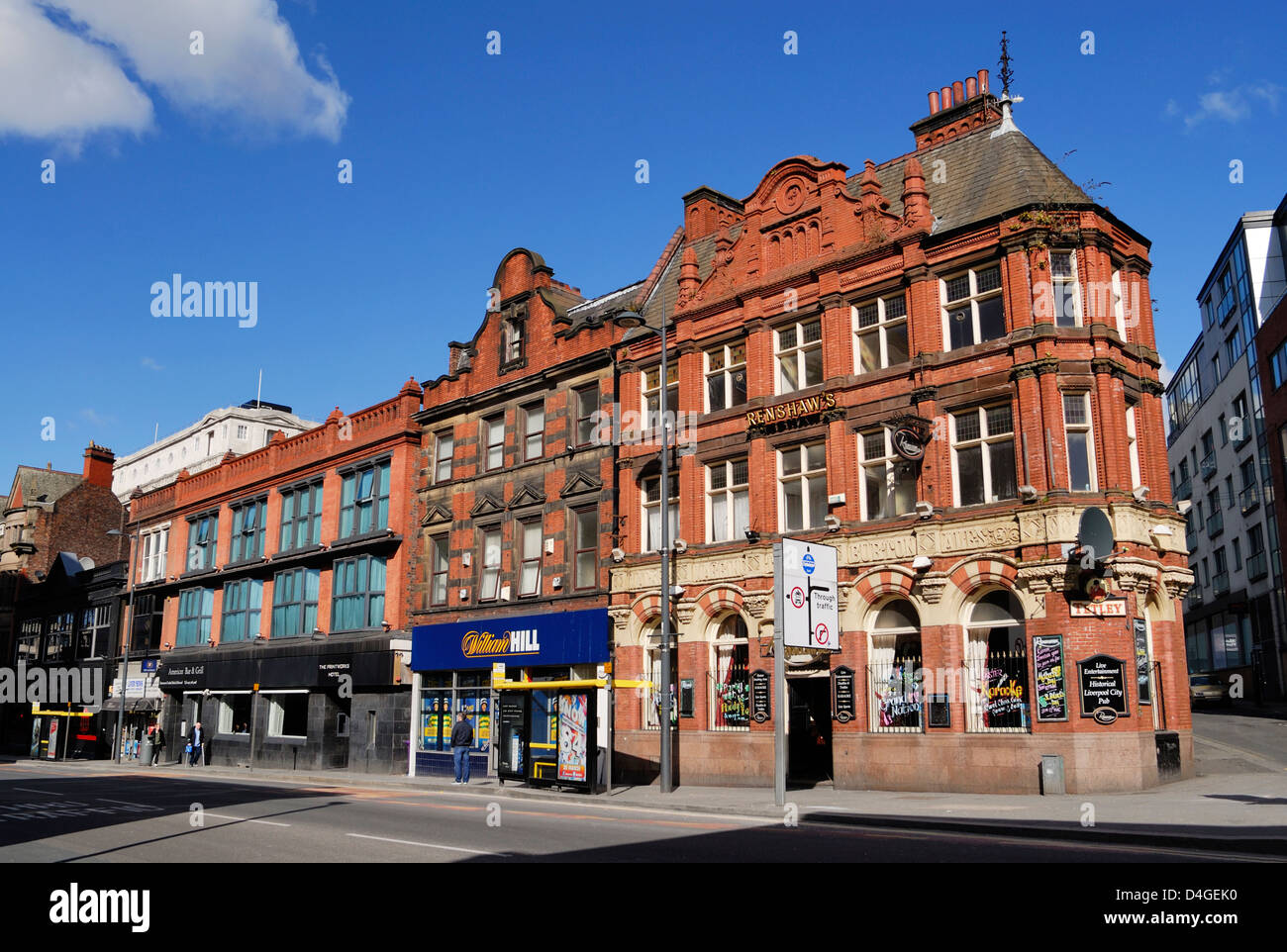 Renshaws historic traditional public house on Renshaw Street, Liverpool ...