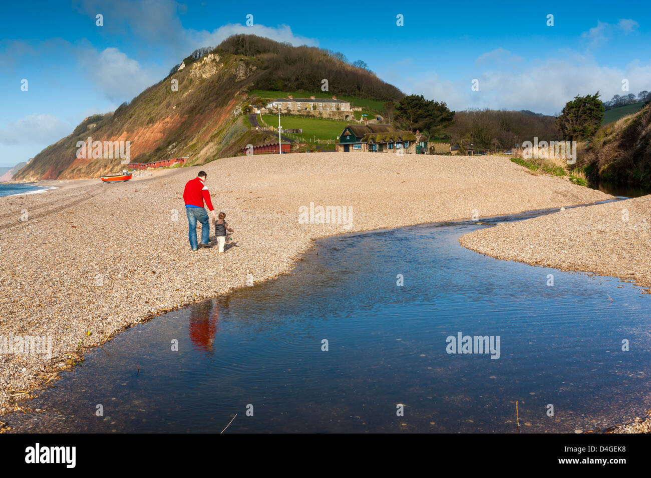Branscombe beach, Devon, England, UK, Europe Stock Photo - Alamy