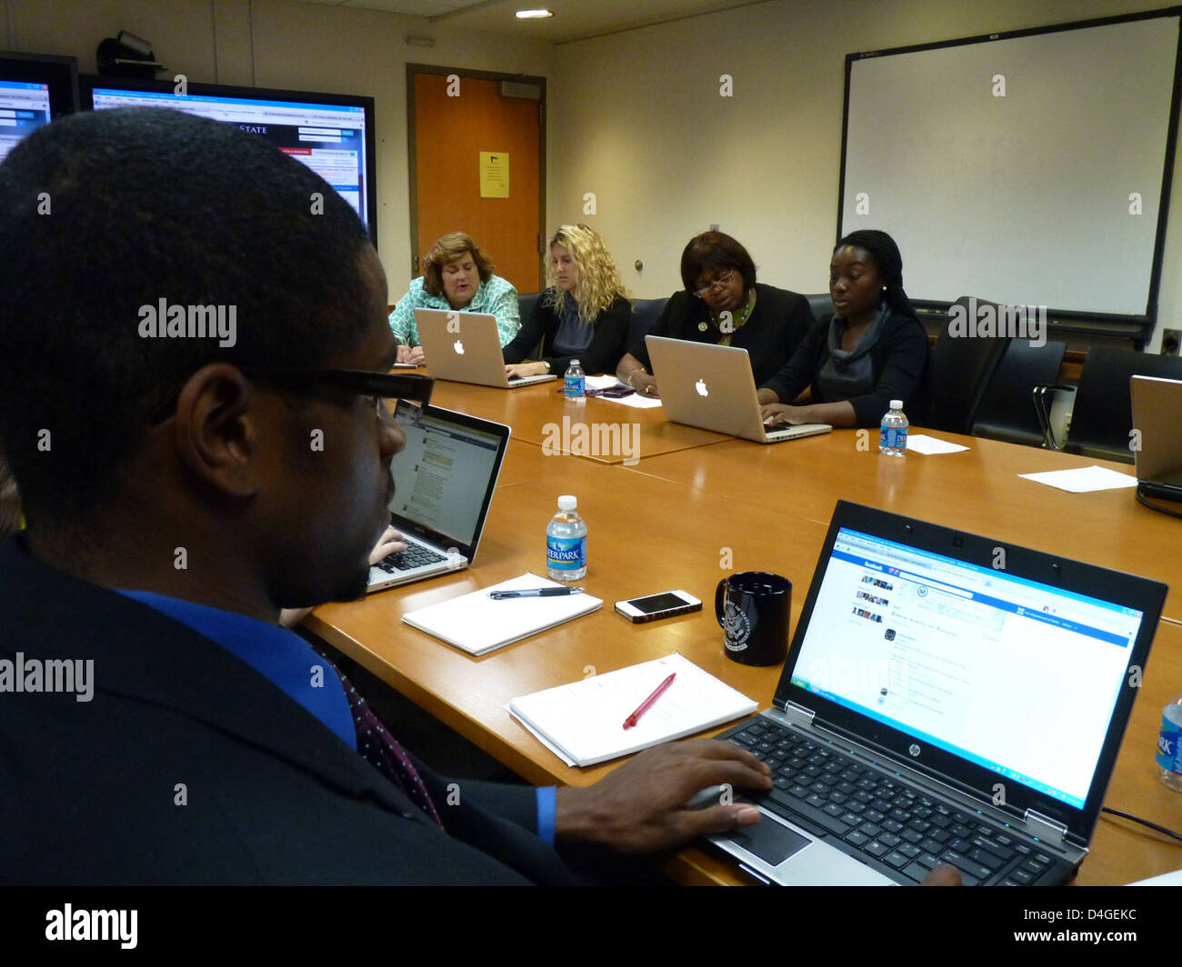 Ambassador Suzan Johnson Cook Participates in a Facebook Chat Stock ...
