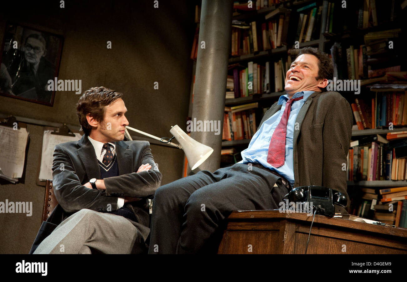 l-r: Paul McGann (Reg Nuttall), Dominic West (Ben Butley) in BUTLEY by ...