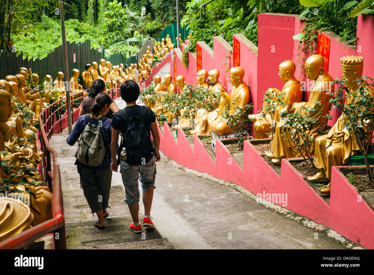 10,000 Buddhas Monastery, New Territories, Hong Kong, China, Asia Stock ...