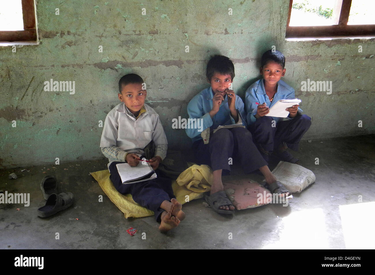 India, Bihar, boys Stock Photo - Alamy