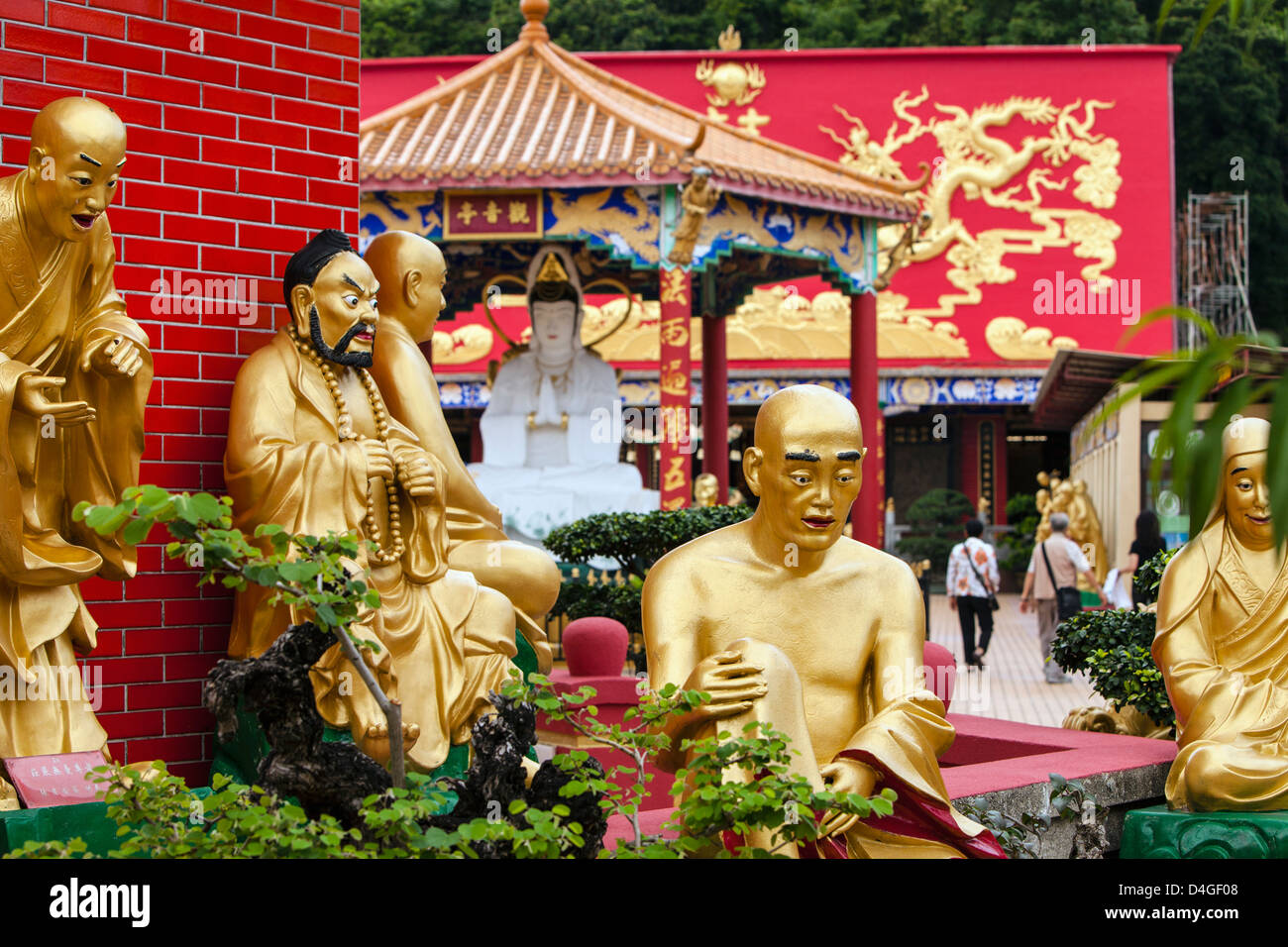10,000 Buddhas Monastery, New Territories, Hong Kong, China, Asia Stock ...